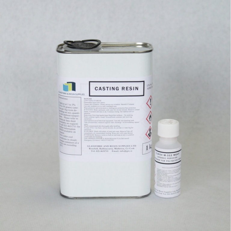 Water Clear Casting Polyester Resin | Glassfibre and Resin Supplies Ltd